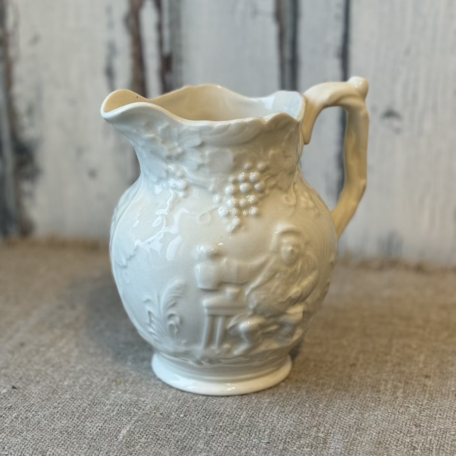 Vintage Spode Porcelain Creamware Pitcher at Home Smith