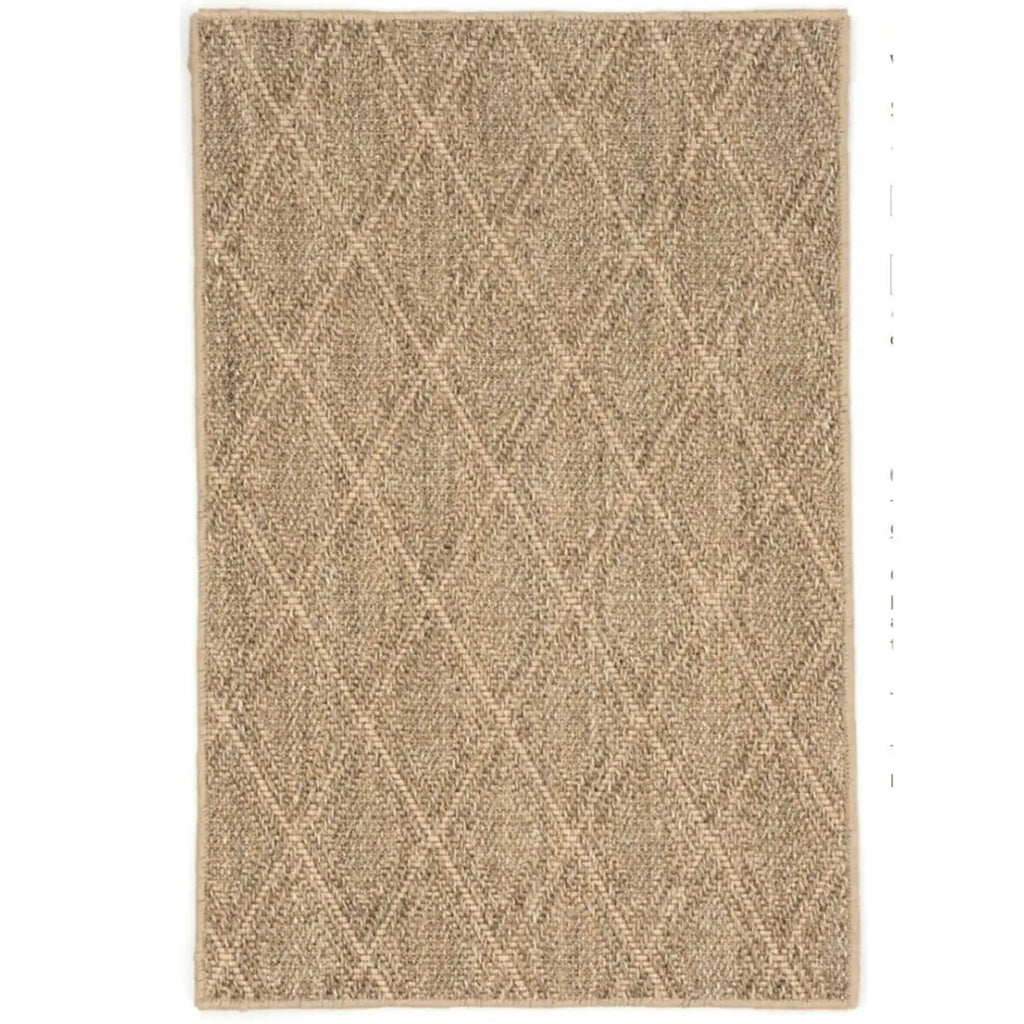 Diamond Woven Sisal Rug - Natural - Home Smith