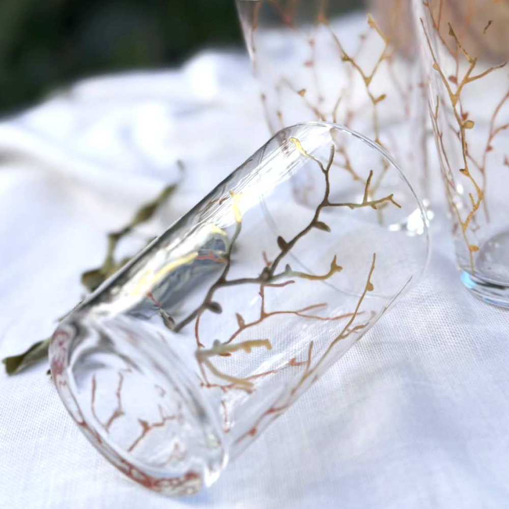 Gold Coral Tea Light Holders at Home Smith